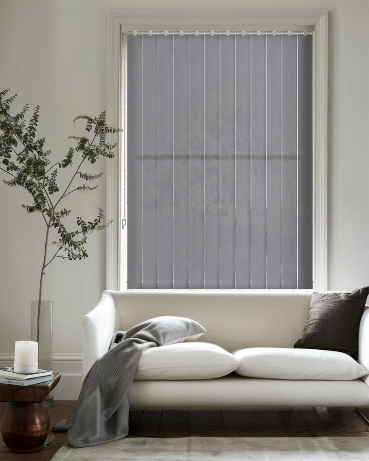 Vertical Screen 89mm Grey | Ready Made Blinds & Curtains