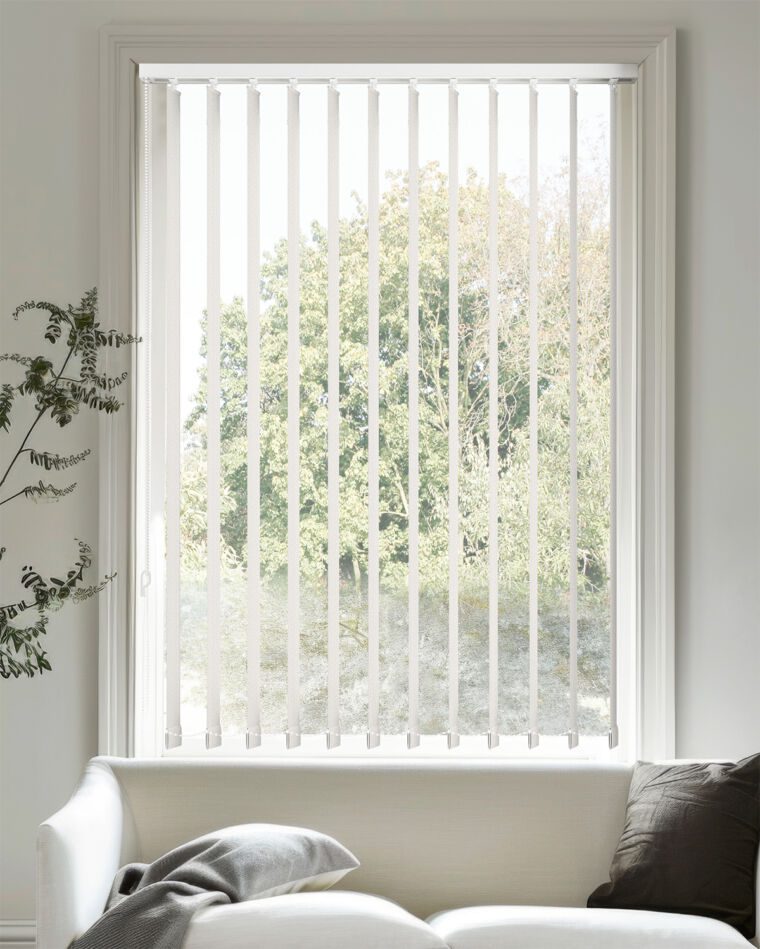 Vertical Screen 89mm Chalk | Ready Made Blinds & Curtains