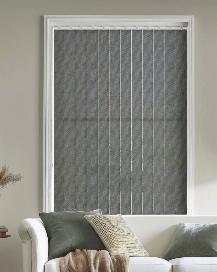Vertical Screen 89mm Graphite | Ready Made Blinds & Curtains