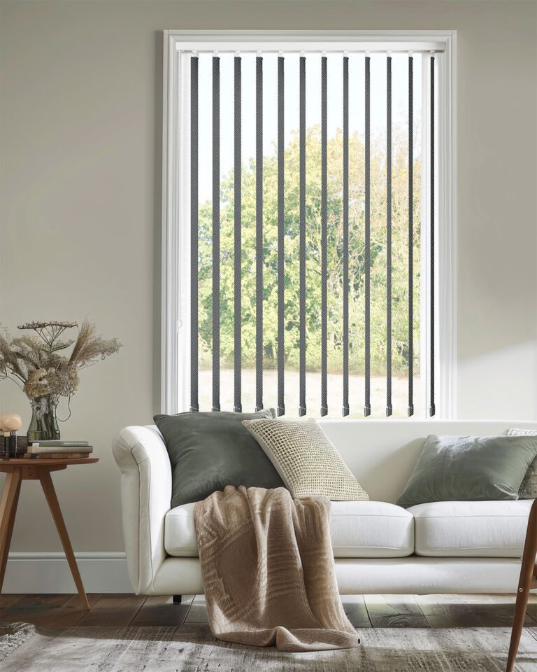 Vertical Screen 89mm Graphite | Ready Made Blinds & Curtains