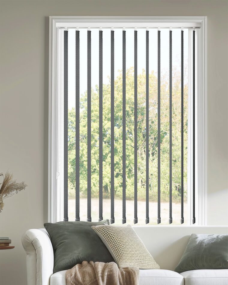 Vertical Screen 89mm Graphite | Ready Made Blinds & Curtains