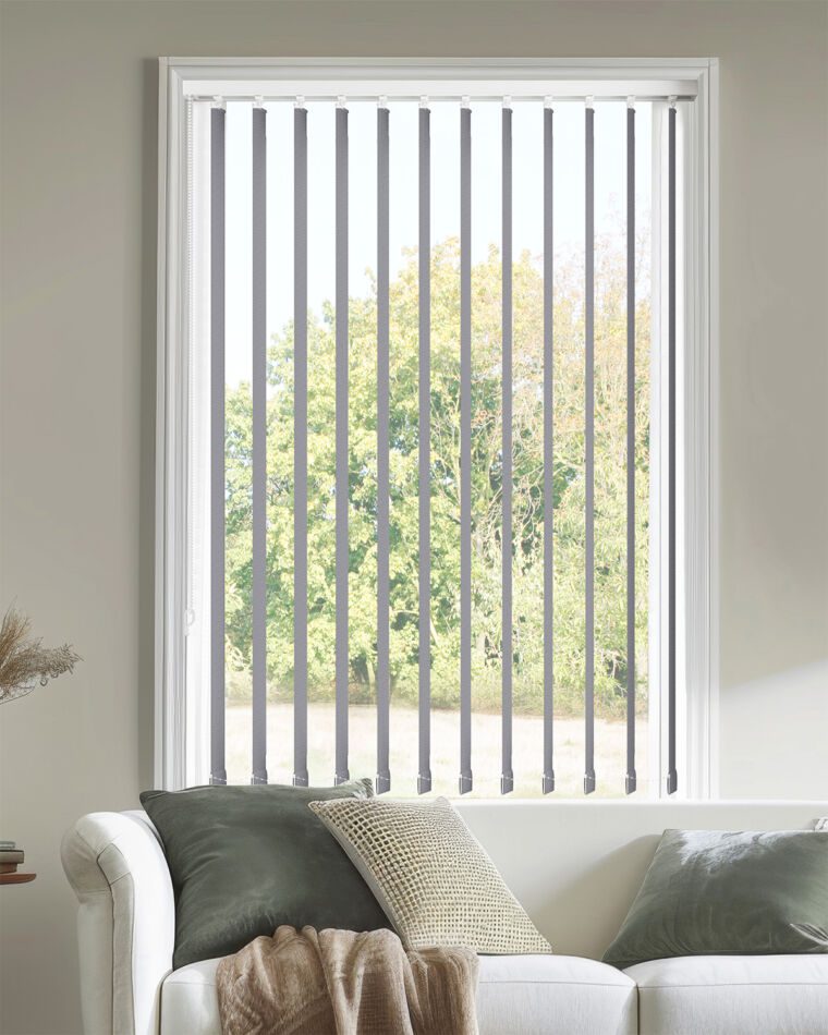 Vertical Screen 89mm Grey | Ready Made Blinds & Curtains
