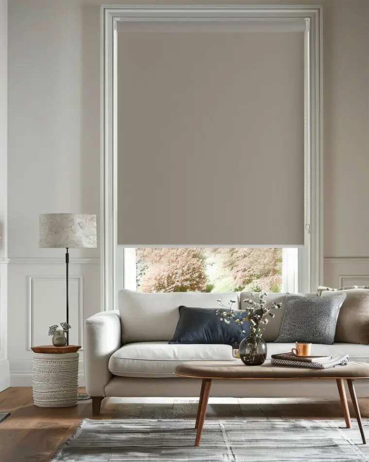 Roller Blockout Light Stone 2022 | Ready Made Blinds & Curtains Roller ...