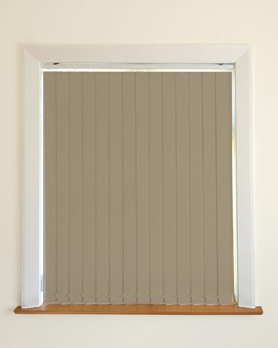 Vertical Blockout 89mm Valencia Pebble | Ready Made Blinds & Curtains